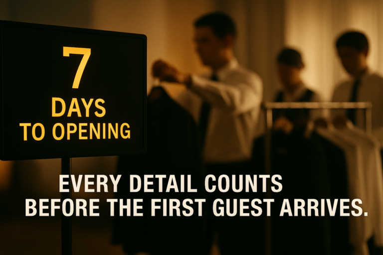 Pre-Opening SOP Checklist: The Blueprint of Hotel Success