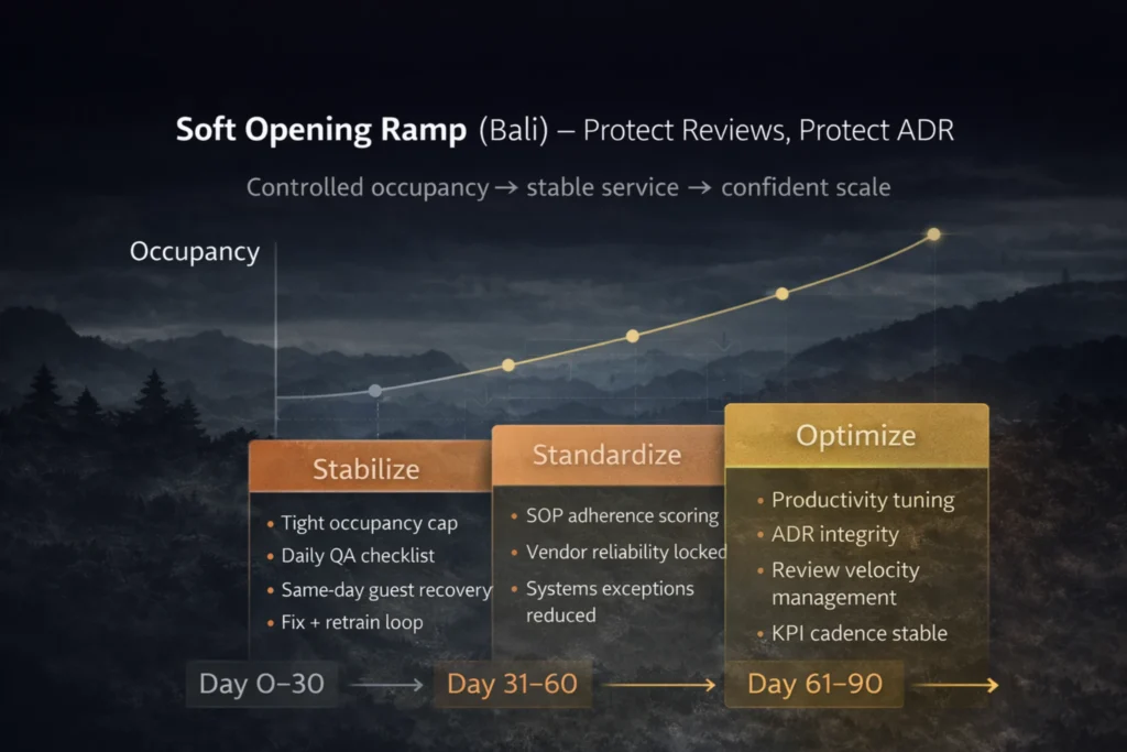 Hotel Pre-Opening Management Bali: 100-Point Checklist